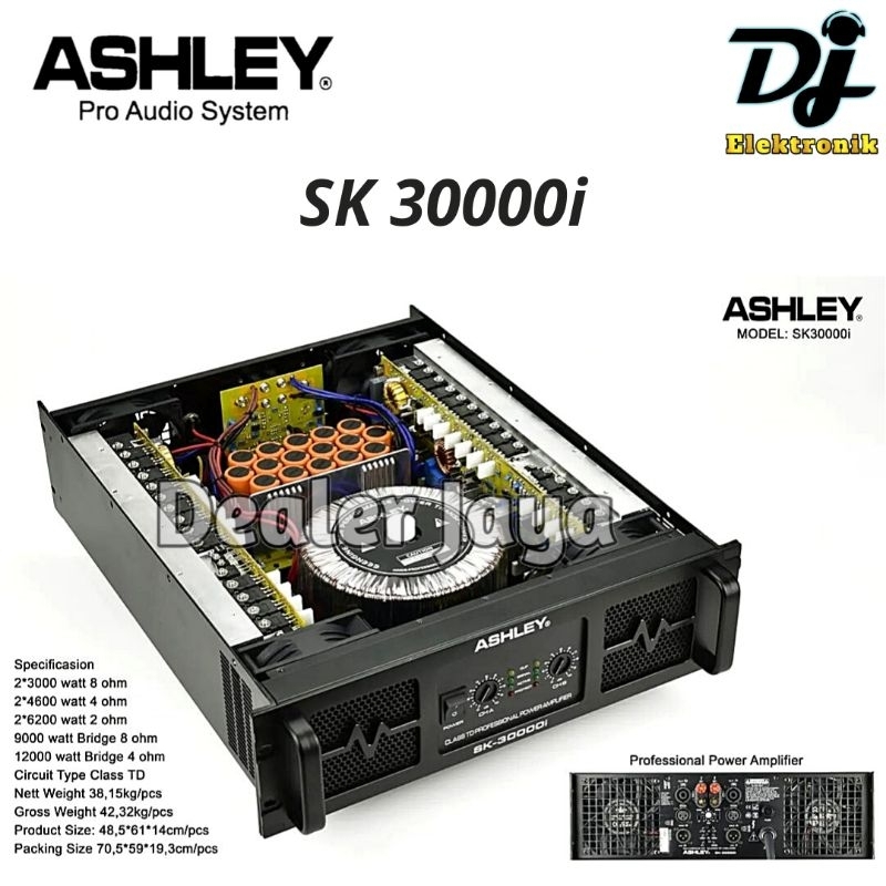 Jual Power Amplifier Ashley SK 30000i / SK 30000 i / SK30000i - 2 ...