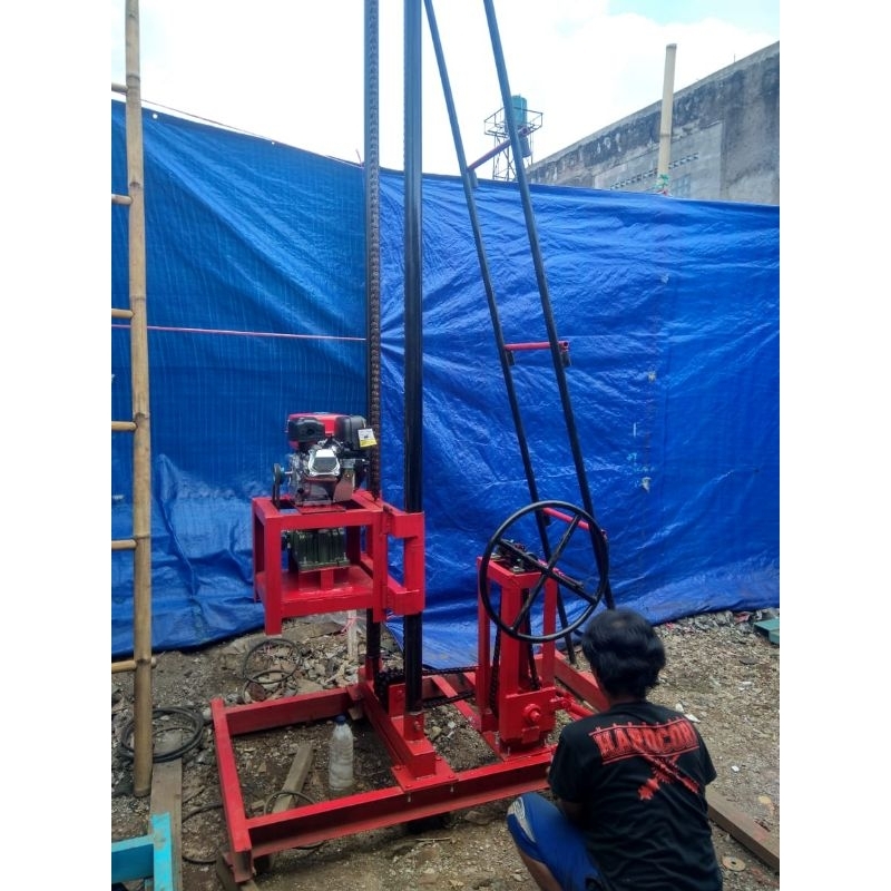 Jual Mesin bor tanah type power rig menara bulat single gearbox - mesin ...