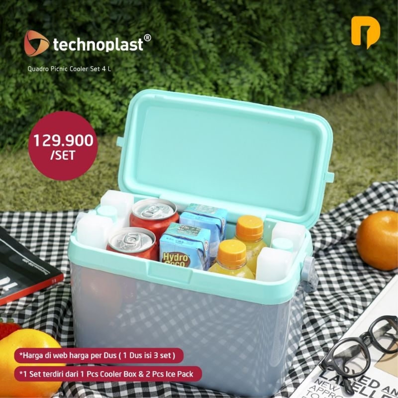 Jual Termos Es Quadro Cooler Box 4 Liter | Shopee Indonesia