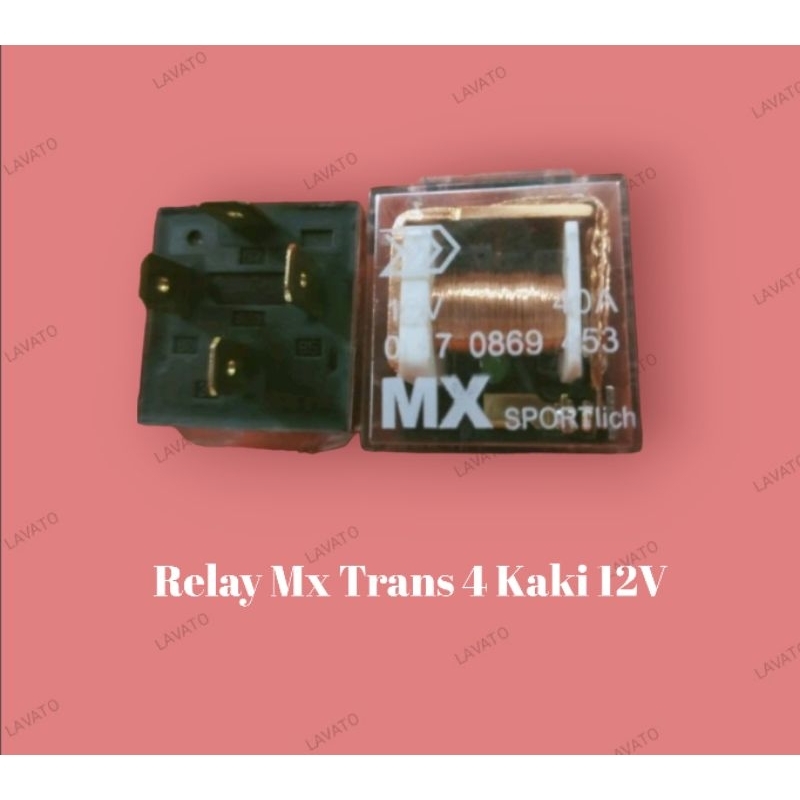 Jual Relay MX Transparan 4 Kaki 12V | Shopee Indonesia