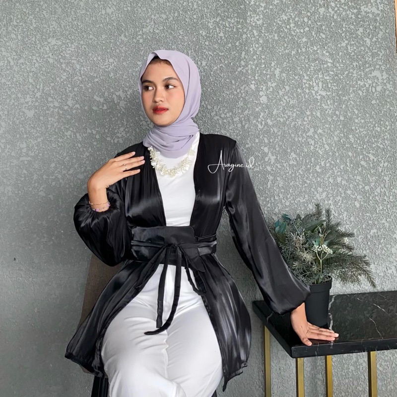 Jual shimer silk outer by aragine [ready stock] | Shopee Indonesia