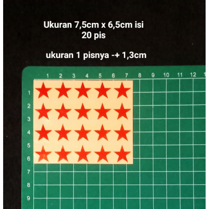 Jual stiker sticker bintang sticker star cutting | Shopee Indonesia