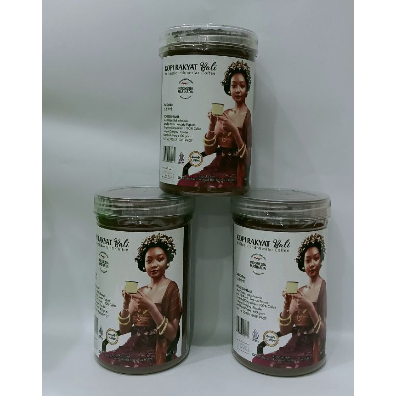 Jual Kopi Rakyat Bali Robusta Pupuan Khas Bali 400gr | Shopee Indonesia