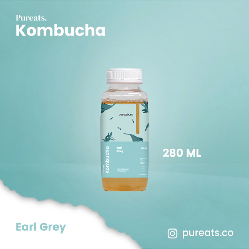 Jual Pure Kombucha 280ml - Earl Grey | Shopee Indonesia