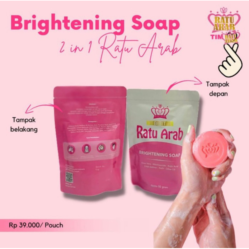 Jual Ratu Arab Brightening Soap (Sabun Padat) | Shopee Indonesia