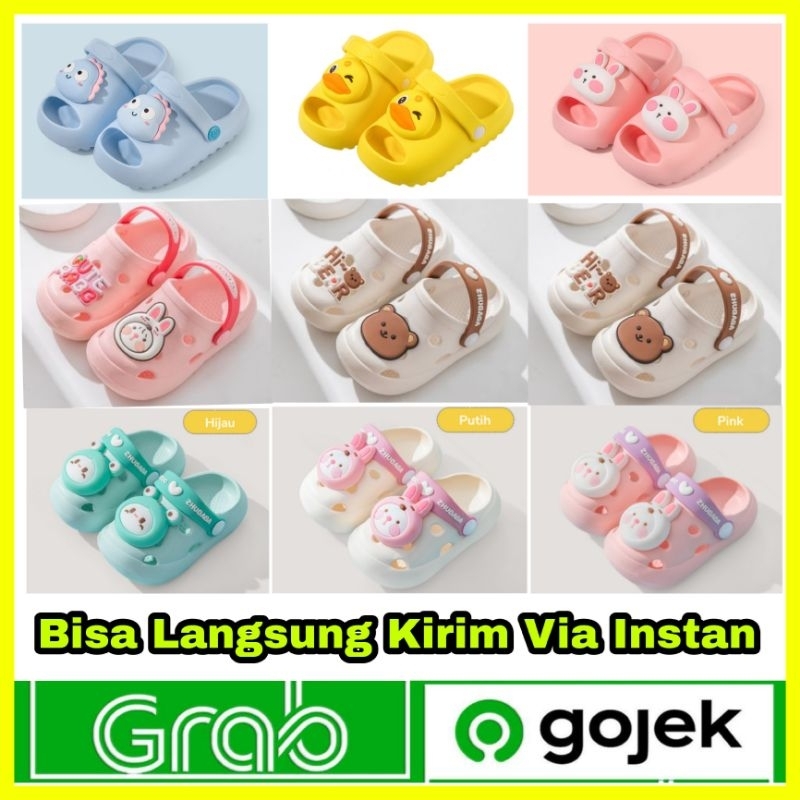 Jual Sandal Crocs Pop Up Lucu Anak Cewek Sendal Crocs Anak 1 - 5 Tahun ...