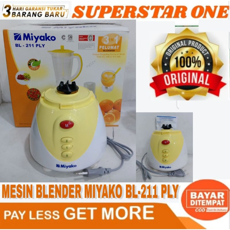 Jual Miyako Mesin Blender BL-211 PLY BL211 PLY Miyako Mesin Blender BL-211 PLY BL211 PLY ...