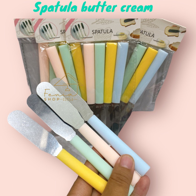 Jual Spatula butter cream 10cm ( isi 4pcs) | Shopee Indonesia