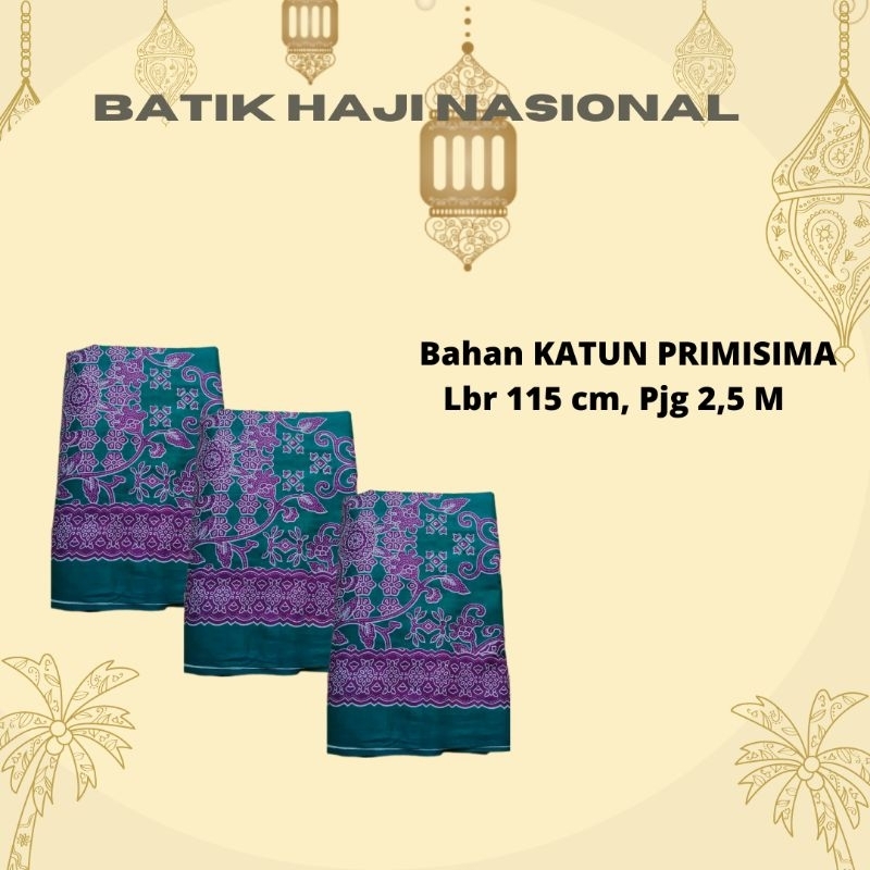 Jual Bahan Kain Batik Haji Nasional baju perlengkapan haji umroh ...