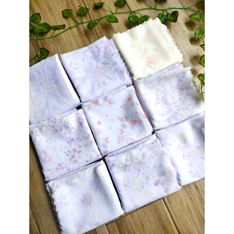 Jual Kerudung Trendy Segi Empat Kembang Putih Bella Motif Ramadhan ...