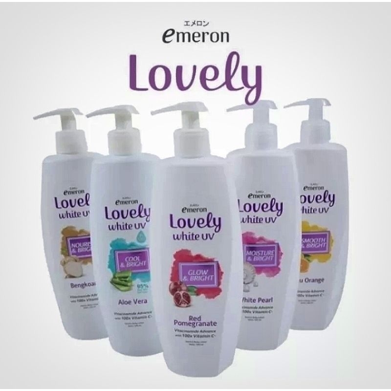 Jual EMERON LOVELY Hand & Body Lotion Kemasan Botol 500ML | Shopee ...