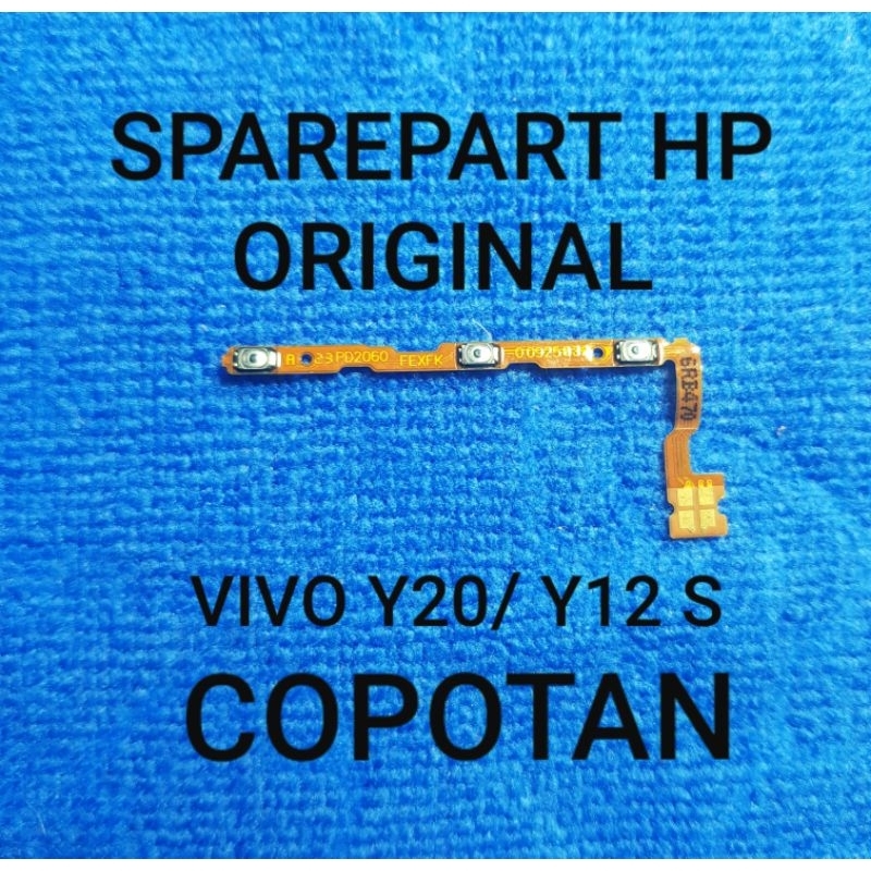 Jual FLEXI FLEXIBLE FLEKSIBEL TOMBOL POWER ON OFF VOLUME VIVO Y20 / Y12 S ORIGINAL COPOTAN ...
