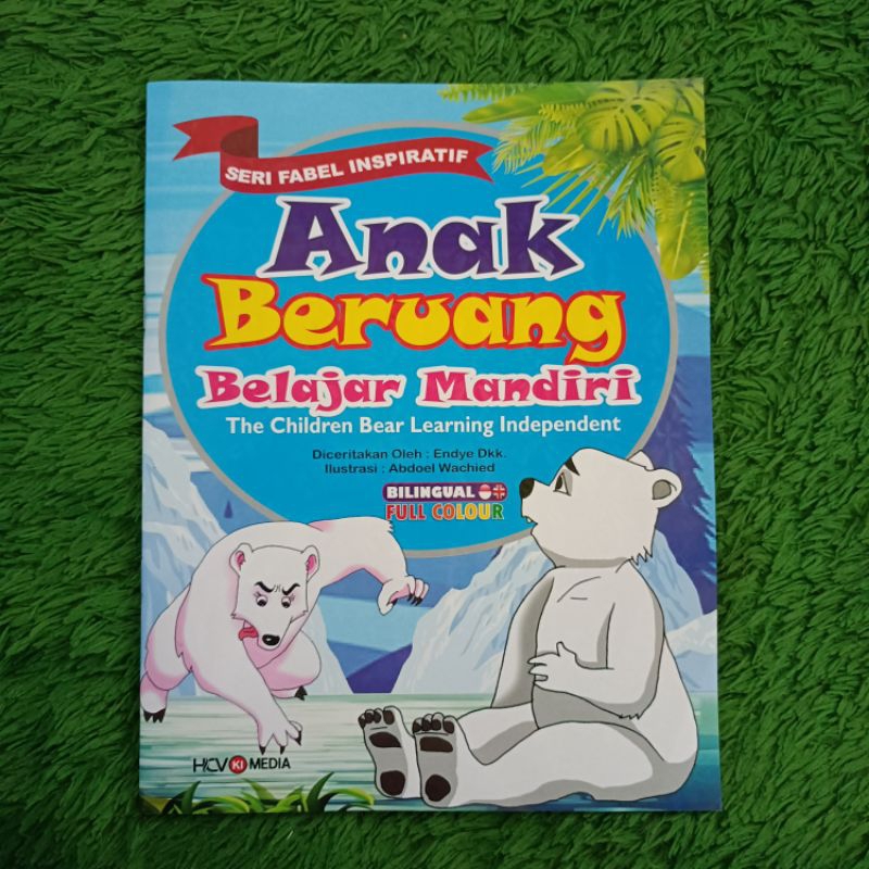 Jual BUKU FABEL CERITA ANAK DAN DONGENG BINATANG BILINGUAL UKURAN BESAR ...