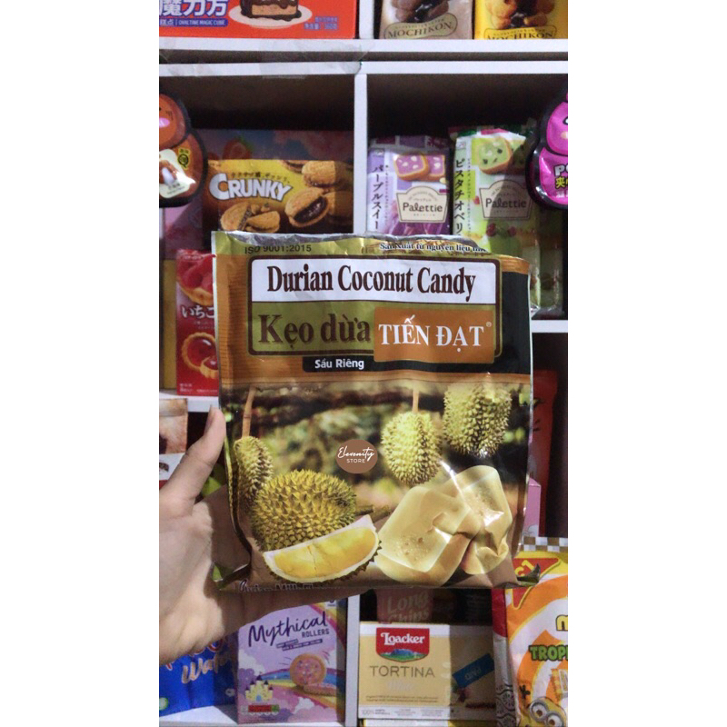 Jual Keo Dua Tien Dat Durian Coconut Candy Musang King Thailand ECER ...