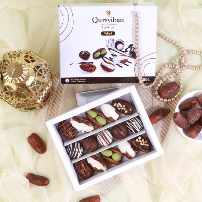 Jual KURMA PREMIUM - Delight Box - Kurma Bola dan Kurma Almond Coklat ...