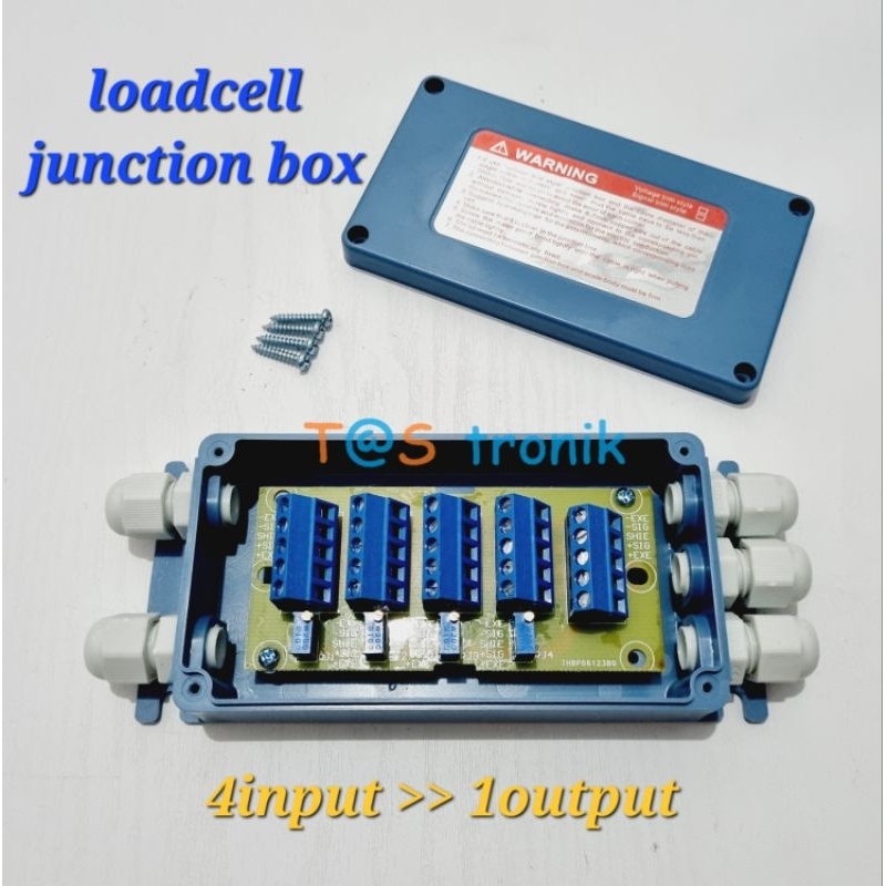 Jual Loadcell Junction Box 4 to 1 Load cell summing jungtion box ...