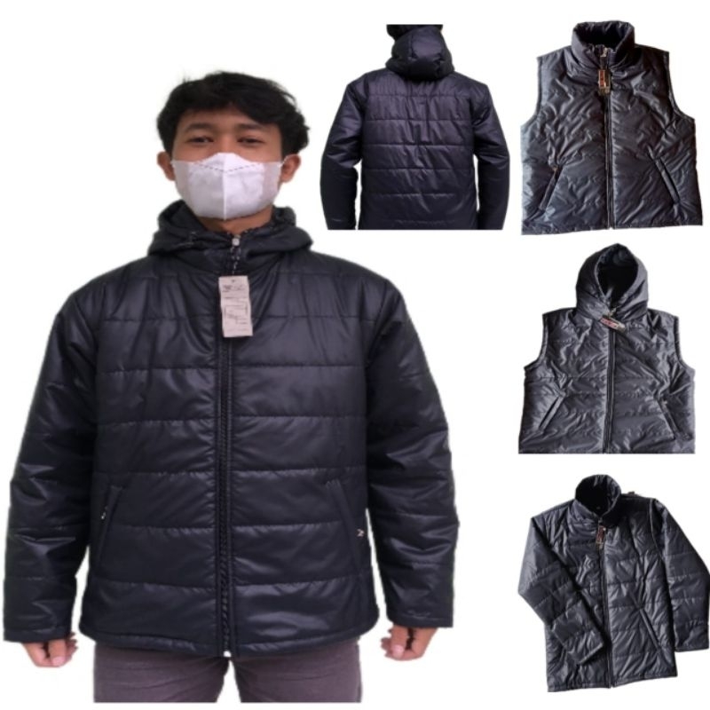 Jual jaket rompi gelembung puffer waterfroop tersedia berbagai warna ...