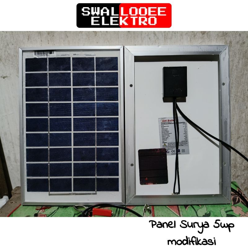 Jual Solar Panel / Panel Surya 5wp modifikasi 5V 1A | Shopee Indonesia