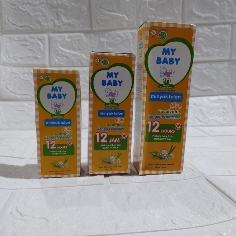 Jual My baby minyak telon plus longer protection 12 jam 90ml | Shopee ...