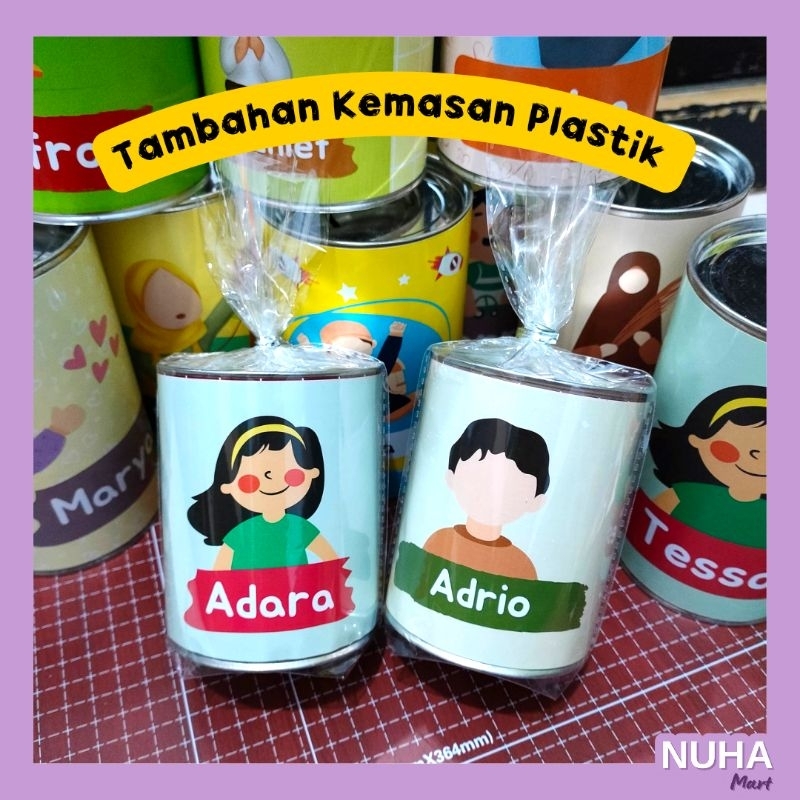Jual Tambahan Packing Plastik Souvenir Celengan Custom | Shopee Indonesia