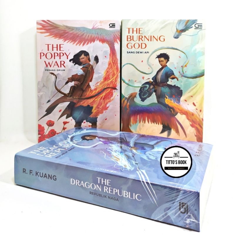 Jual NOVEL THE POPPY WAR, THE DRAGON REPUBLIC, THE BURNING GOD - R. F ...