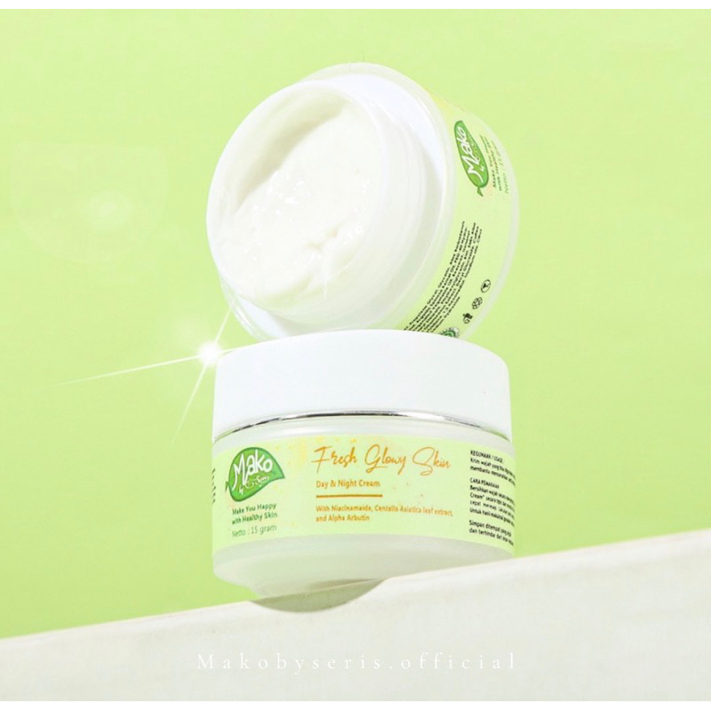 Jual Fresh Glowy Skin Day & Night Cream moisturizer Mako by seris ...