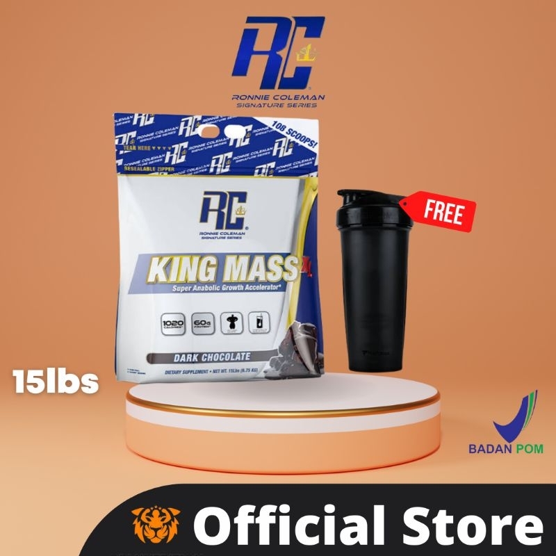 Jual Ronnie Coleman RC King Mass XL 15lbs KingMass Gainer Gain Mass ...