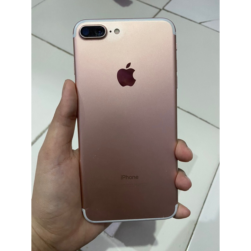 Jual IPHONE 7+ Second 128gb rose gold | Shopee Indonesia