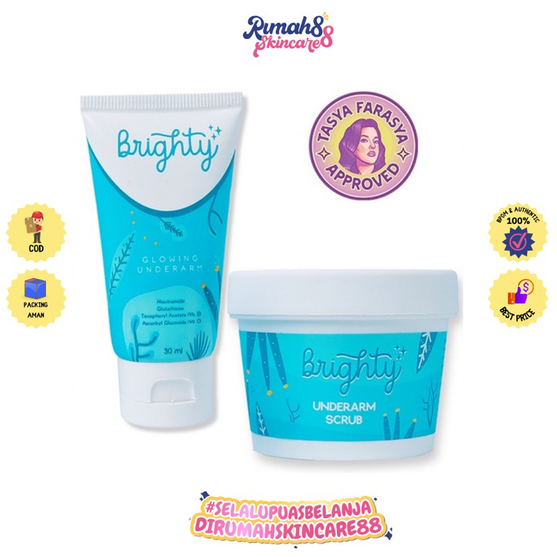 Jual BRIGHTY Glowing Underarm 30ml Pemutih Ketiak No1 Di indonesia ...