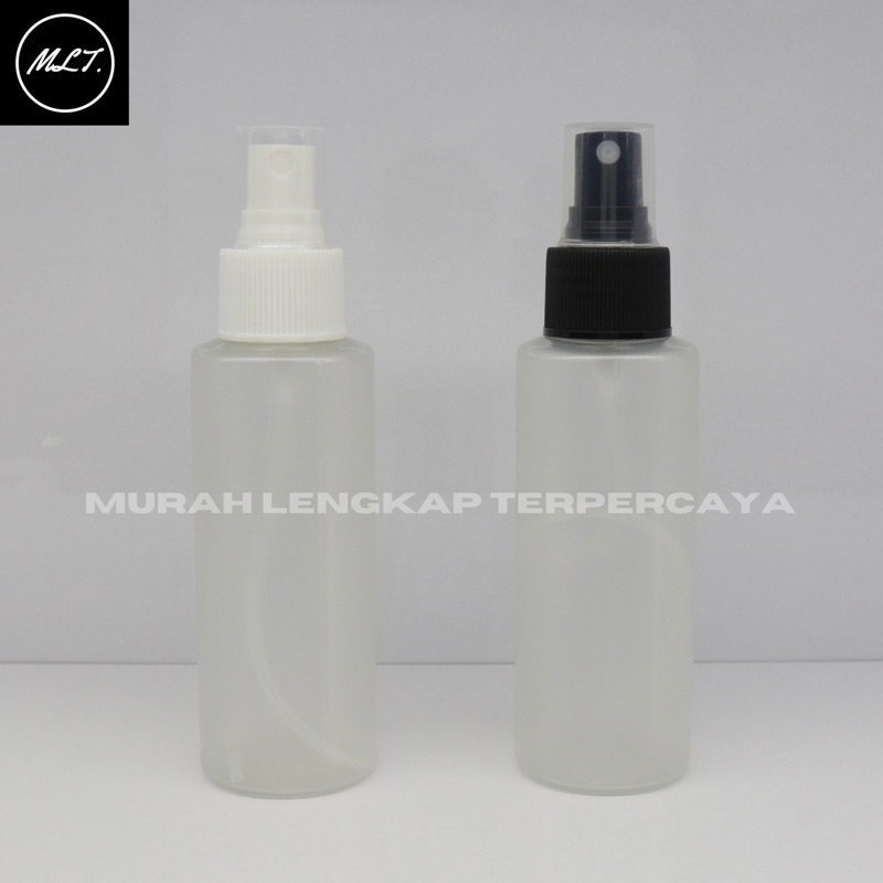 Jual BOTOL SPRAY RF 100ML FROSTED TUTUP SPRAYER SEMPROT RF 100 ML PET FROSTED HITAM PUTIH BLACK ...