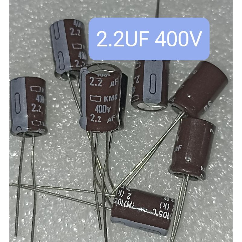 Jual 10BUAH ELKO 2.2UF 400V ELCO 2.2UF 400V 2.2UF 400VOLT 2.2 UF 400 ...