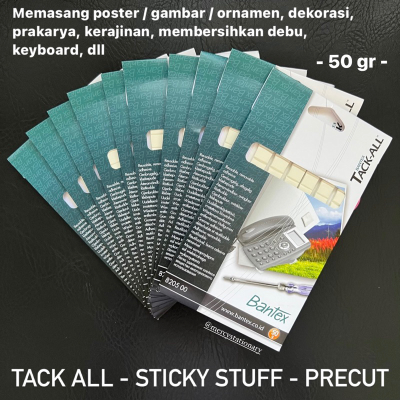 Jual Tack All Bantex Perekat Sticky Stuff Glutack | Shopee Indonesia