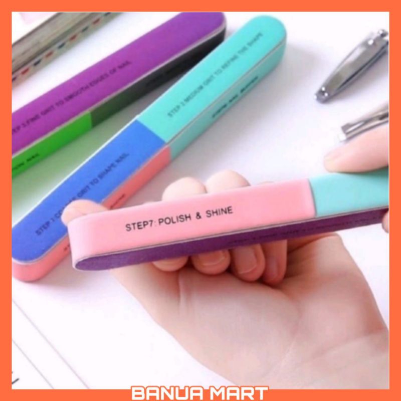 Jual AMPLAS KUKU / Pengkilap Kuku / Polishing Paper / Kikir Kuku / Nail ...