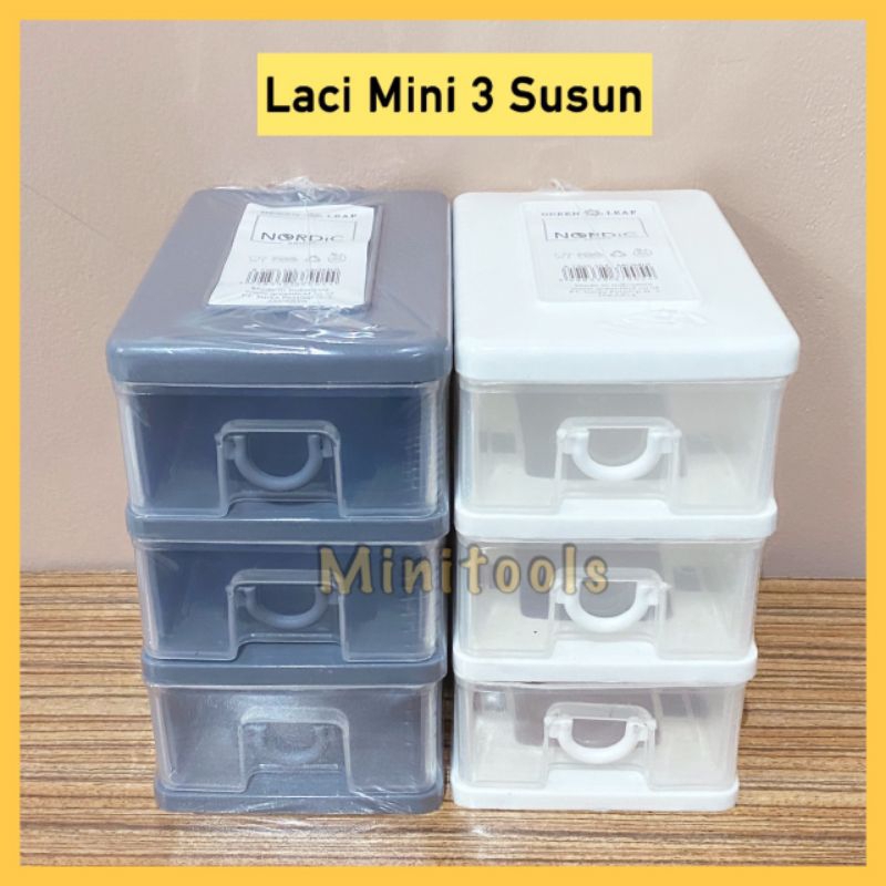 Jual MINI Laci Mini Cabinet 3 Susun 4 Susun Green Leaf 7905 / Rak ...