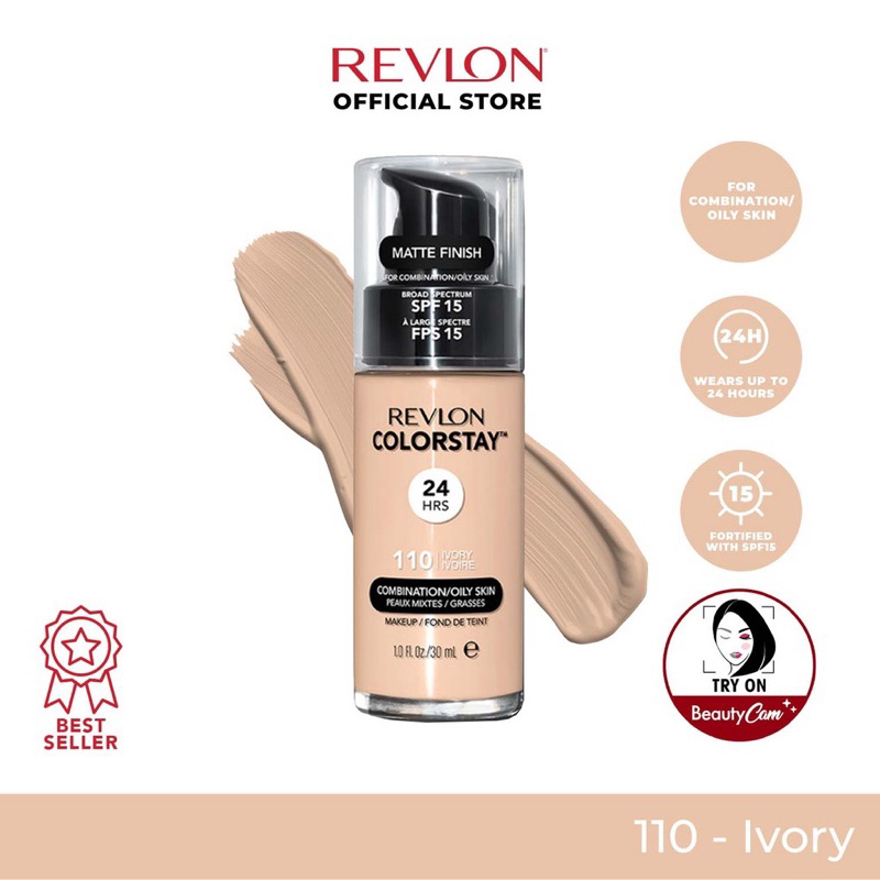 Jual REVLON Colorstay 24H Full Coverage Foundation | COLORSTAY ...