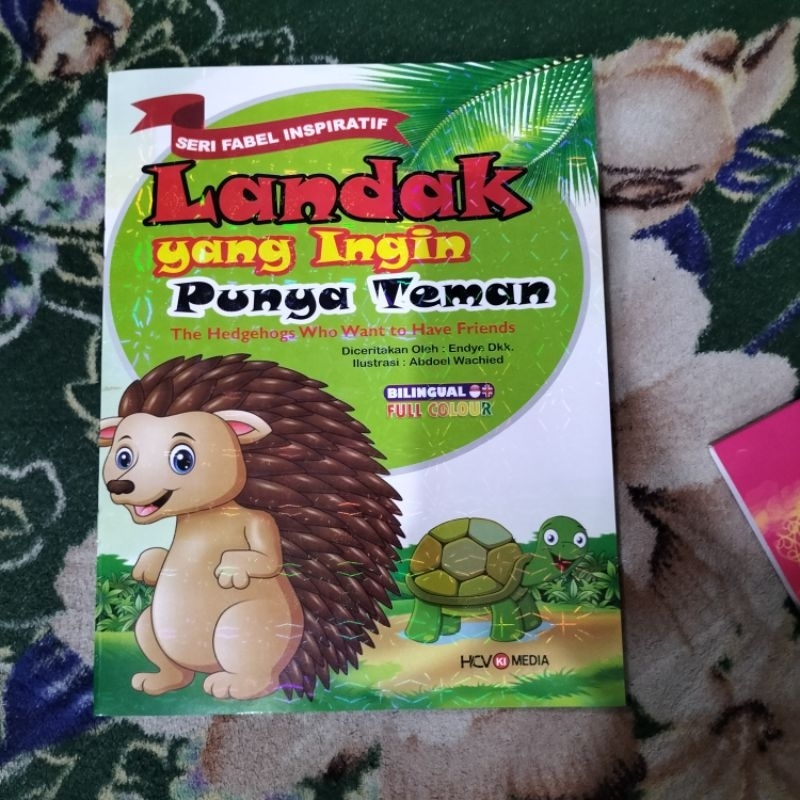 Jual BUKU FABEL CERITA ANAK DAN DONGENG BILINGUAL LANDAK YANG INGIN ...
