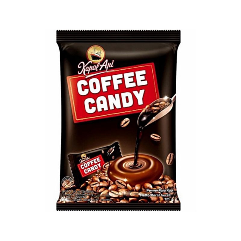 Jual Kapal Api Coffe Candy / Permen Kopi Pack 125gr (isi 50pcs ...