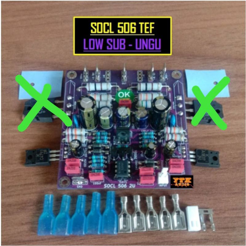 Jual Sekarang Populer KIT Driver Power Amplifier SOCL 506 TEF | Shopee ...