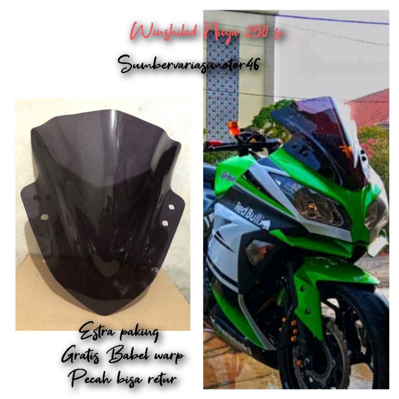 Jual Visor Winshiled Ninja 250 Fi Visor Ninja 250 Fi | Shopee Indonesia