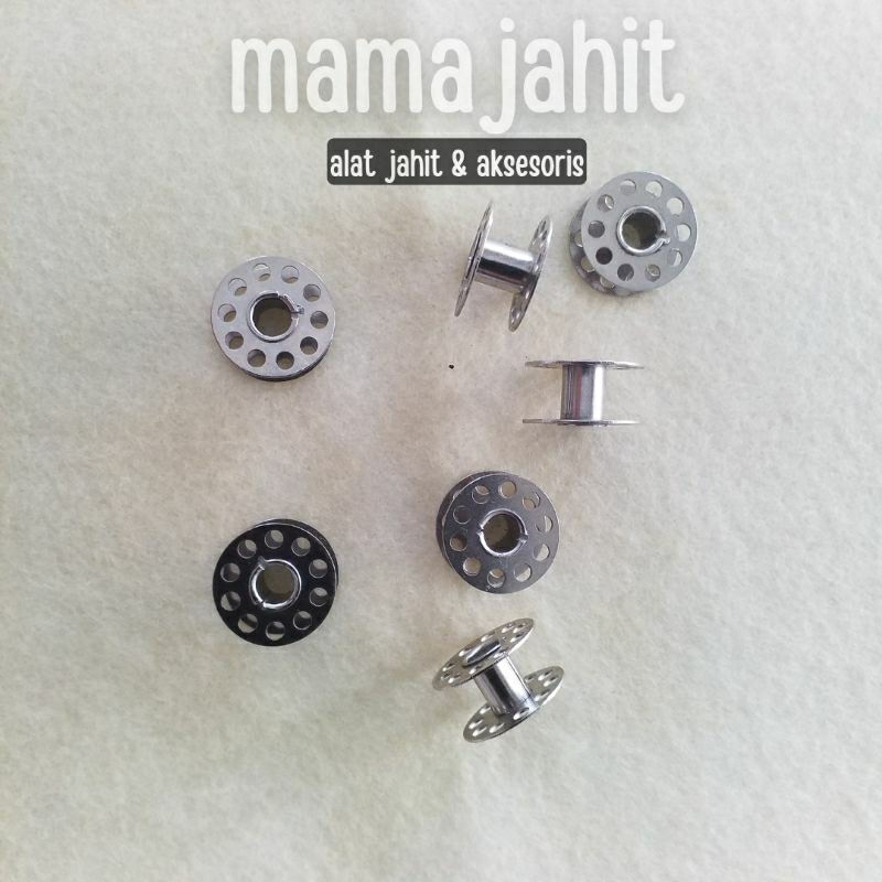 Jual Spul / Spool / Bobbin Besi Mesin Jahit Kecil / Hitam / Classic ...
