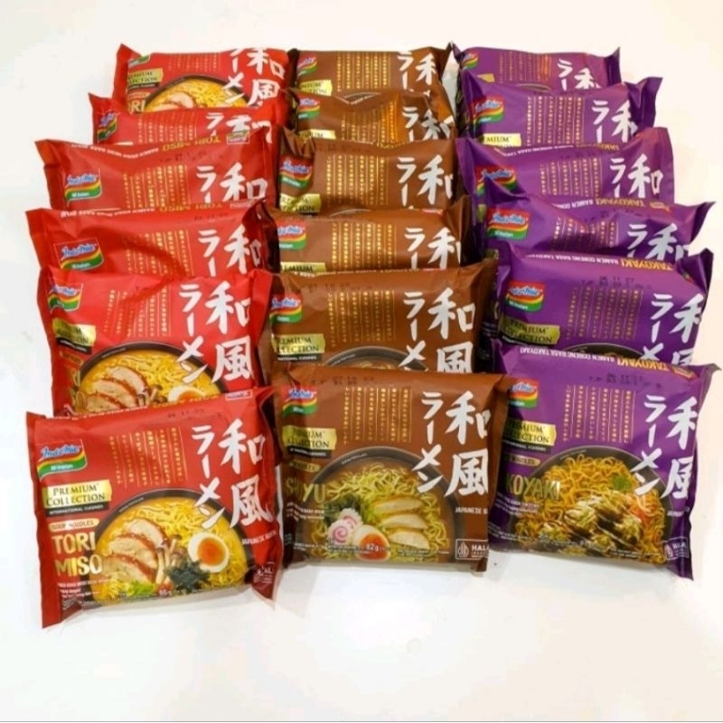Jual [READY] INDOMIE JAPANESE RAMEN RASA BARU Tori miso,Shoyu dan ...