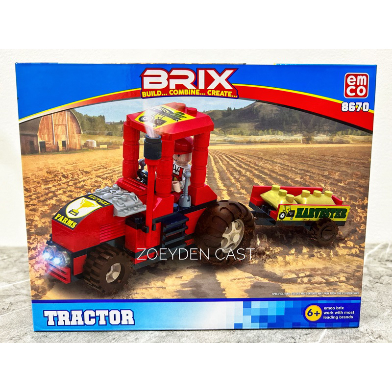 Jual EMCO BRIX ADVENTURES MEDIUM BRICKS BUS LOCOMOTIVE 8660 ORIGINAL ...