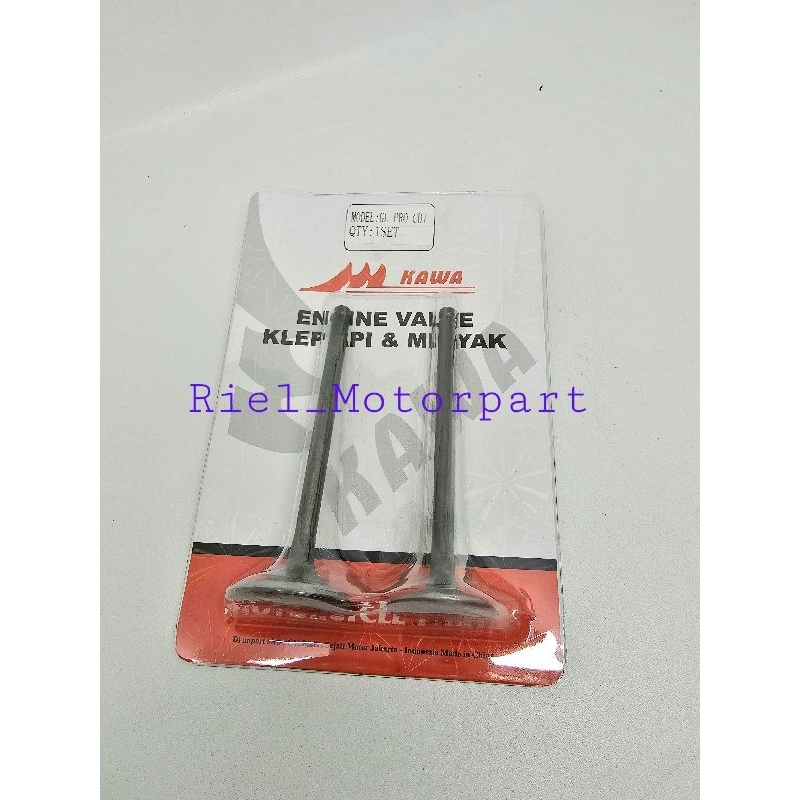Jual Klep Set (KW) GL PRO CDI payung valve klepset klep api minyak KAWA | Shopee Indonesia