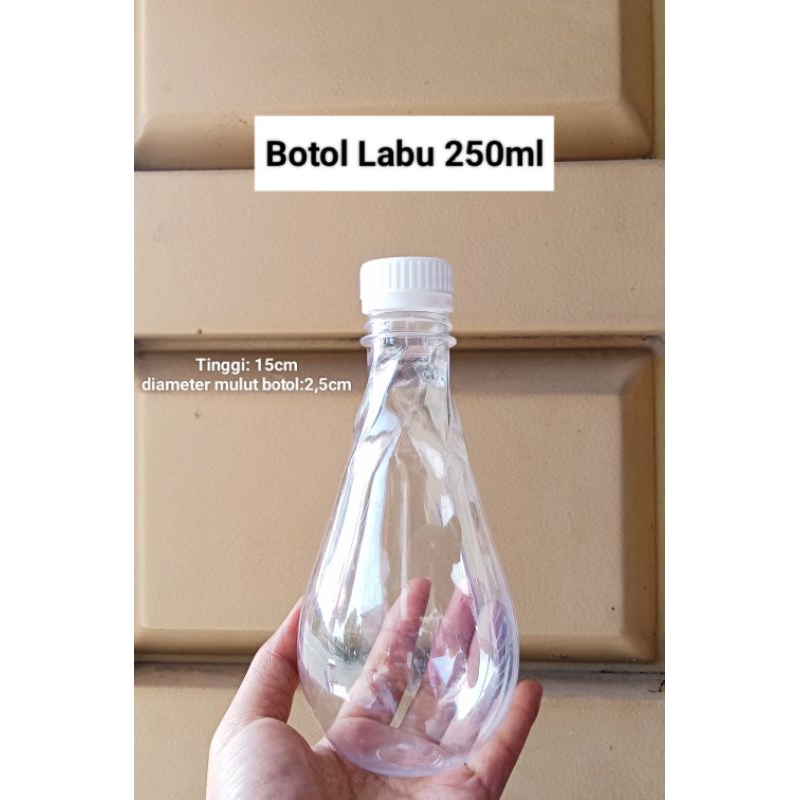 Jual Botol Plastik 250ml / Botol Plastik Bentuk labu 250 ml | Shopee ...