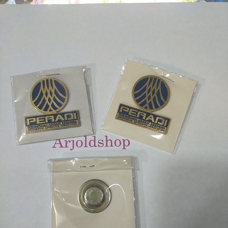 Jual Pin Peradi logo Terbaru menggunakan magnet | Shopee Indonesia