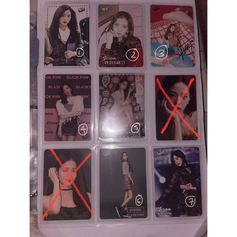 Jual Blackpink Jisoo Jennie Rose Lisa Group Lisoo Yescard Yes card ...