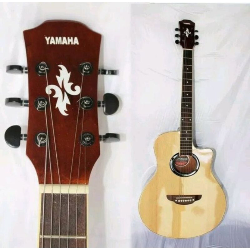 Jual gitar Yamaha tanam besi bonus PIK | Shopee Indonesia