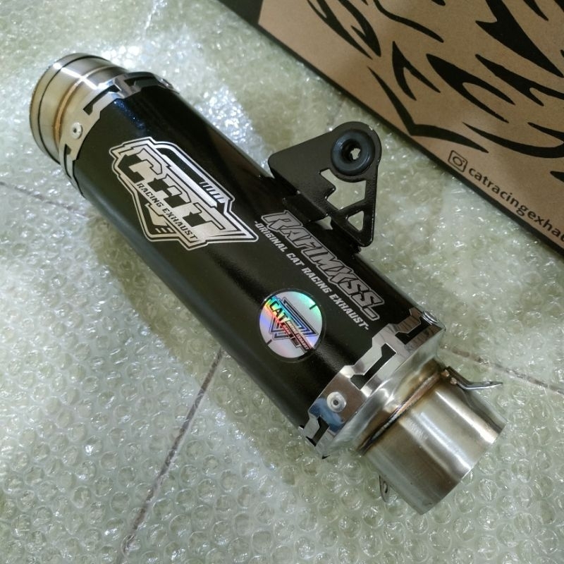 Jual ORIGINAL PRODUK SLINCER ONLY CAT RACING KNALPOT CAT INLET 50 MM ...