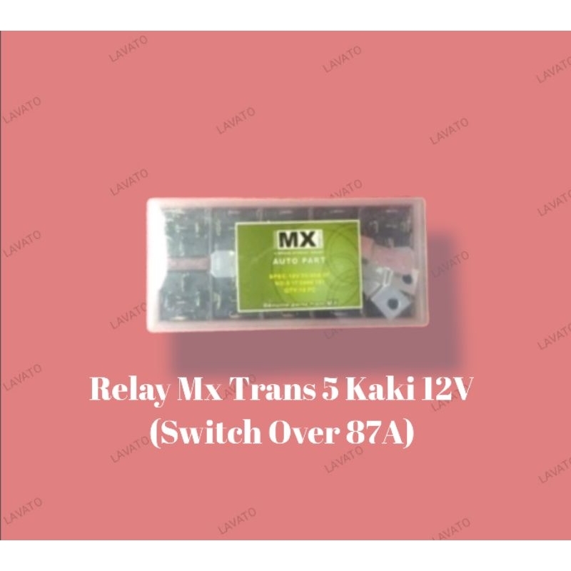Jual Relay Mx Transparan Kaki 5 12V 87A | Shopee Indonesia