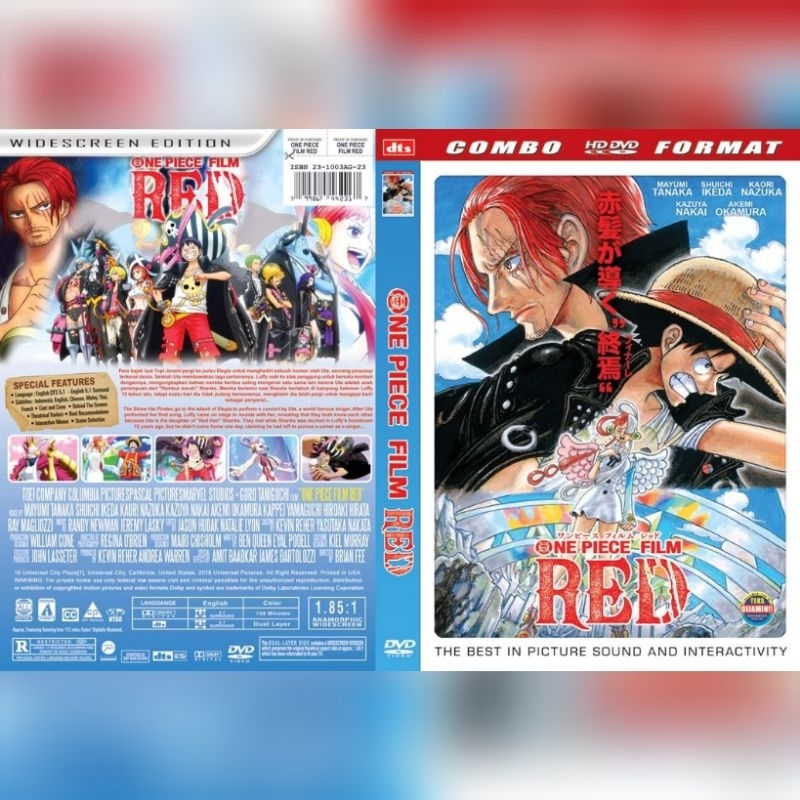 Jual Kaset Film Animasi ONE PIECE FILM RED [ 2023 ] | Shopee Indonesia